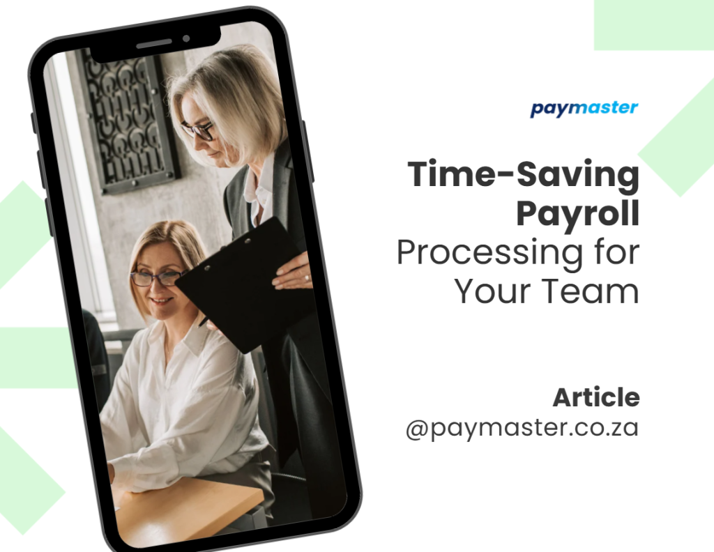Time-Saving Payroll Processing for Your Team - HR Master